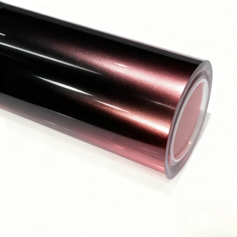 TPU Metallic Black Rose colored PPF-7.5mil TPU Car Wrap Film